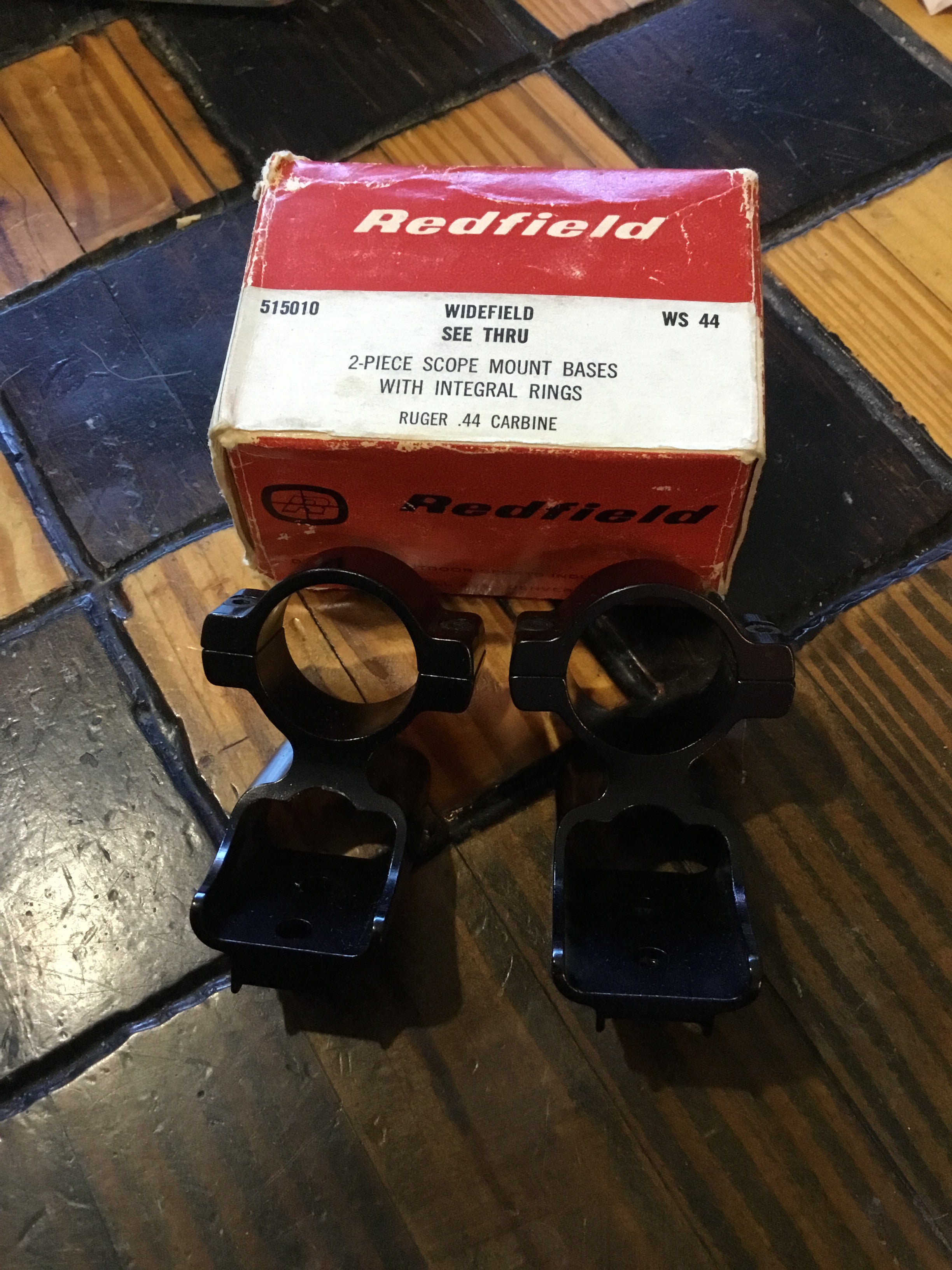 Vintage Redfield 2 Piece Scope Mount Bases with Integral Rings – Roy's ...