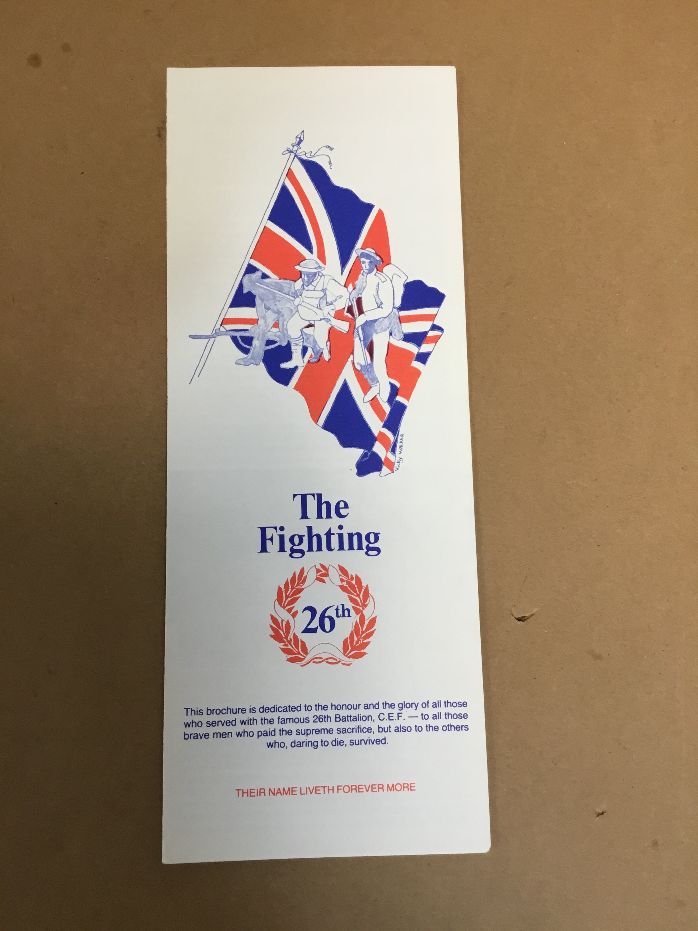 The Fighting 26th Battalion Brochure , Produced 1991 – Roy's Army ...