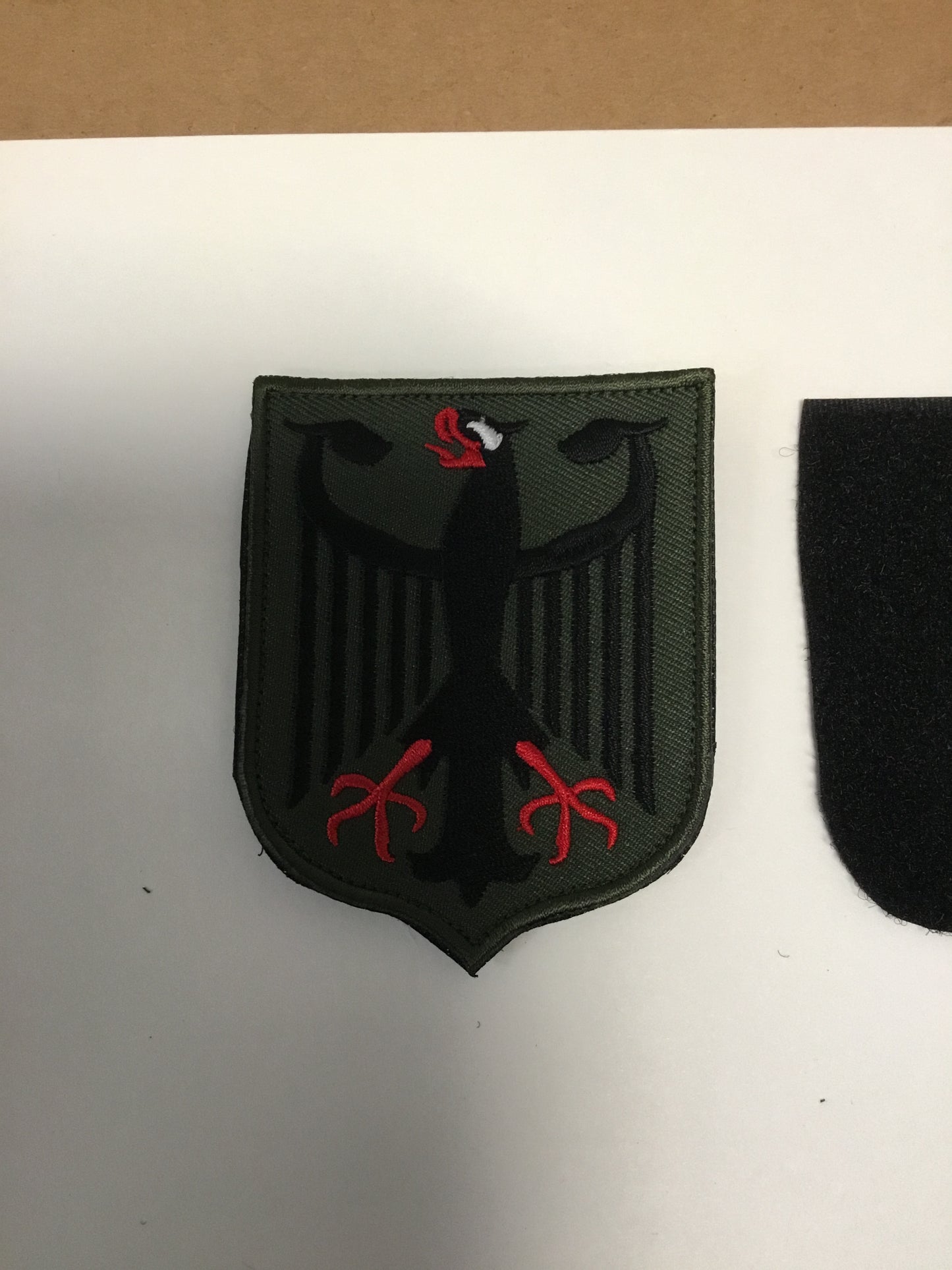 Subdued Germany Flag Embroidered Patch German Coat of Arms Patches Ger ...