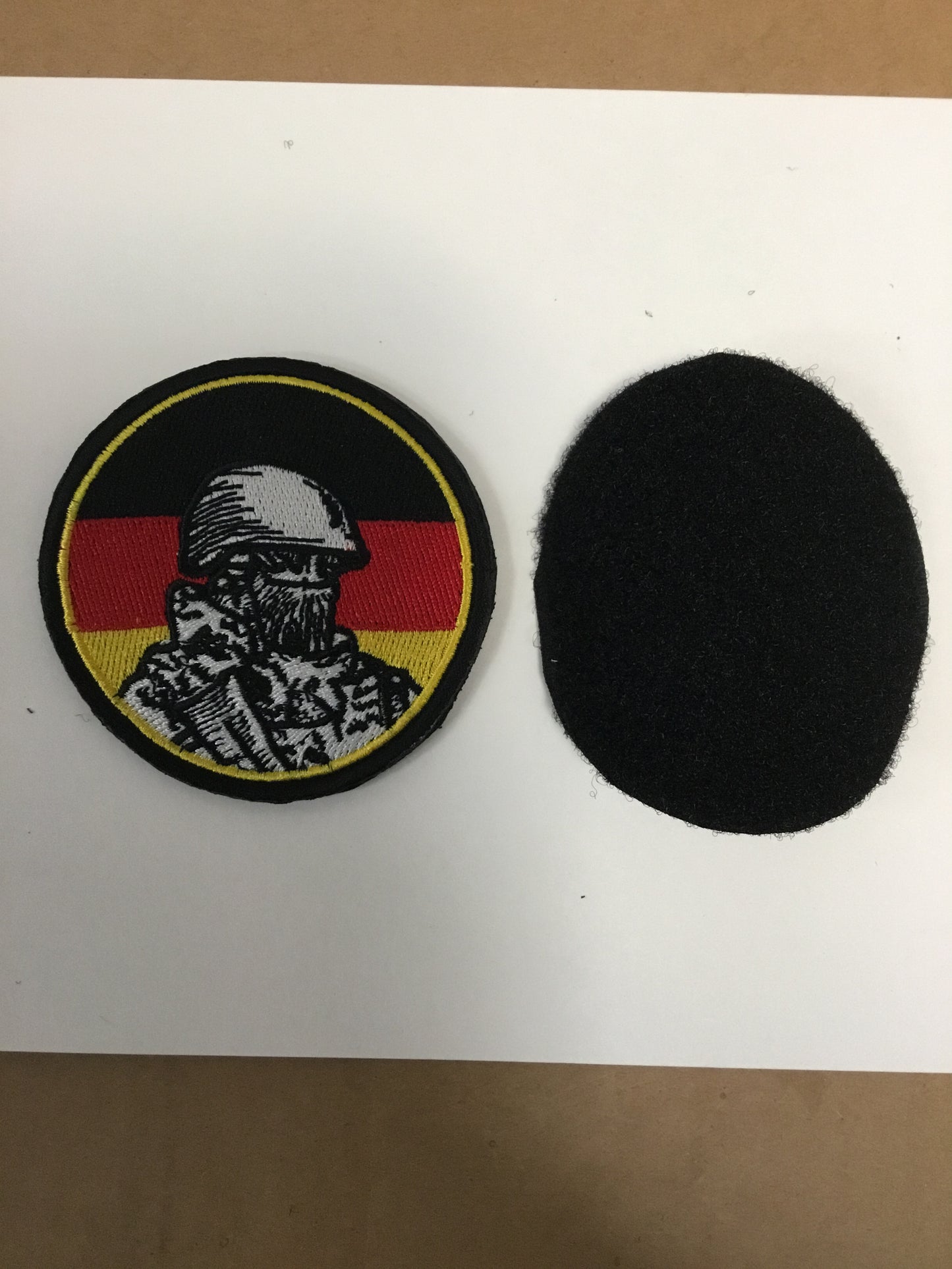 Germany Country Flag German Soldier Military Hook & Loop. Patch – Roy's ...