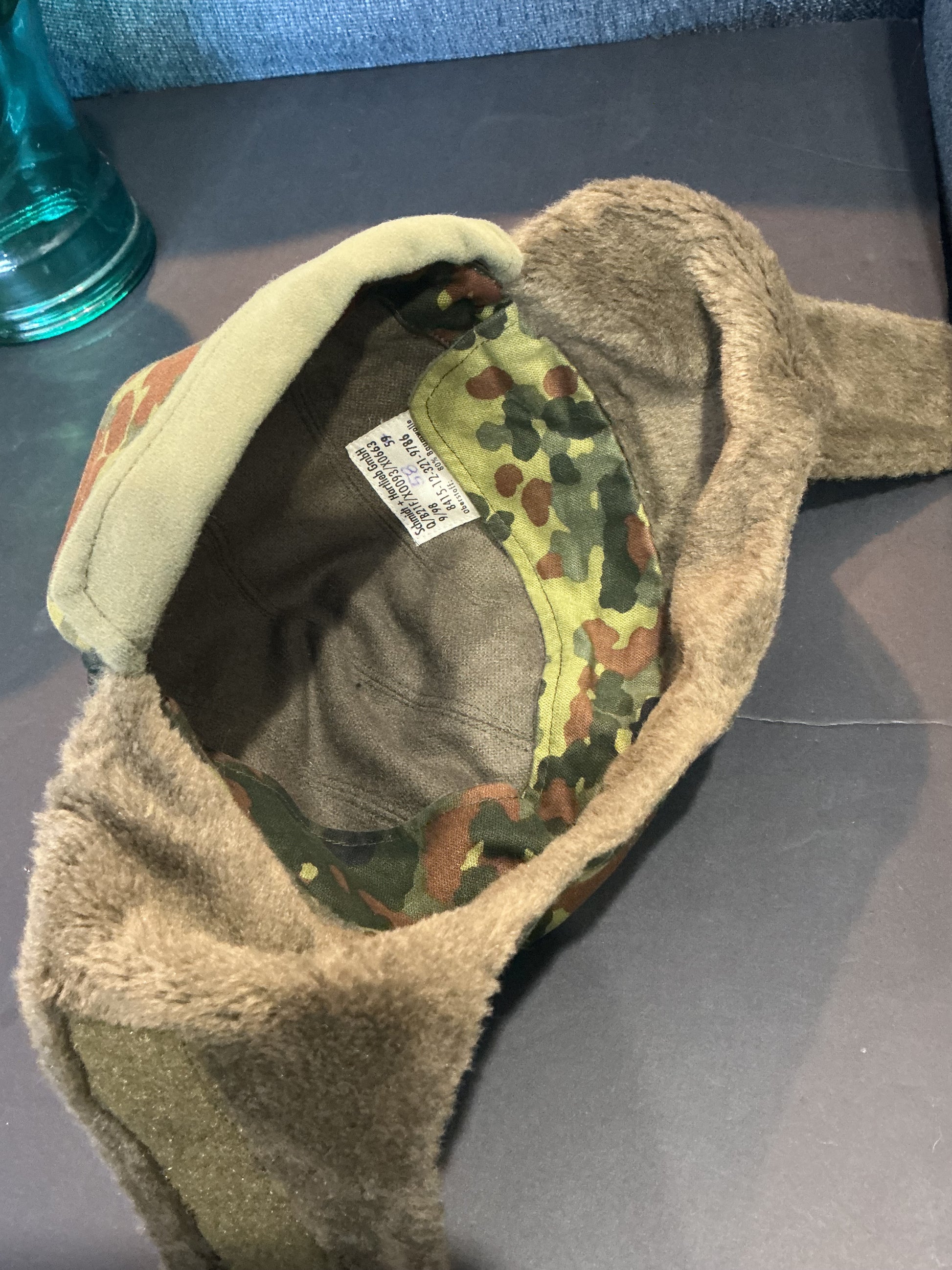 German Military Flecktarn Pattern Winter Cap – Roy's Army Surplus ...
