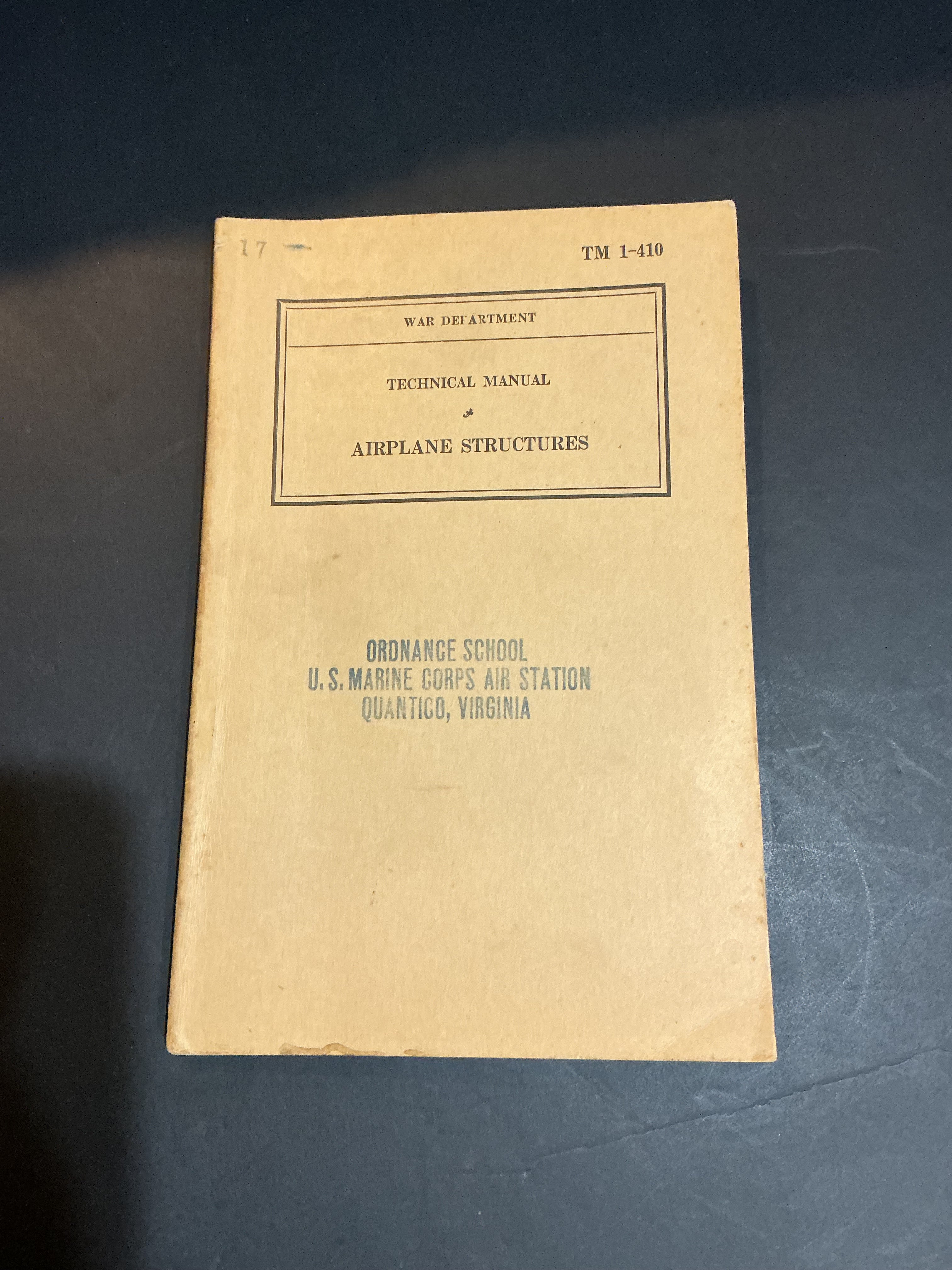 WW11 Technical Manual Airplane Structures – Roy's Army Surplus ...