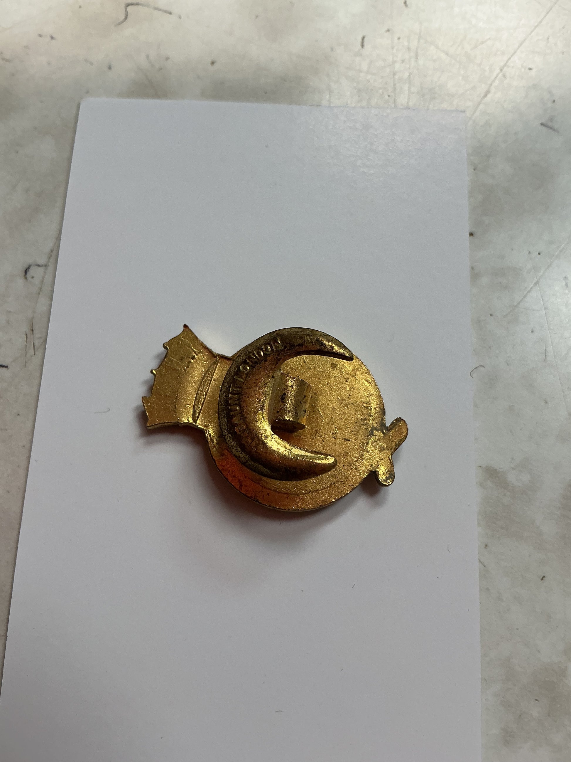 WW11 Royal Naval Mine Watching Service RNMWS Enamel Navy Lapel Badge ...