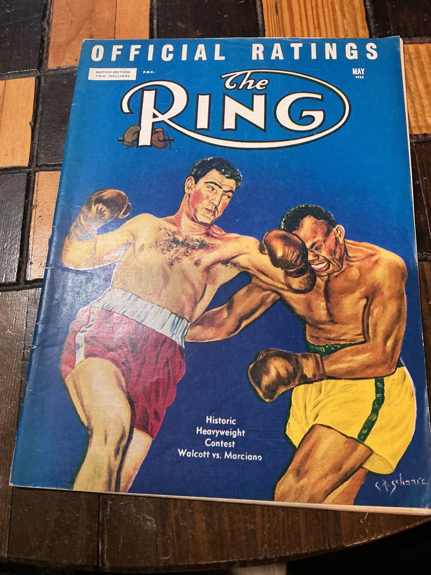 The Ring. World's Foremost Boxing Magazine. Historic Heavyweight Conte ...