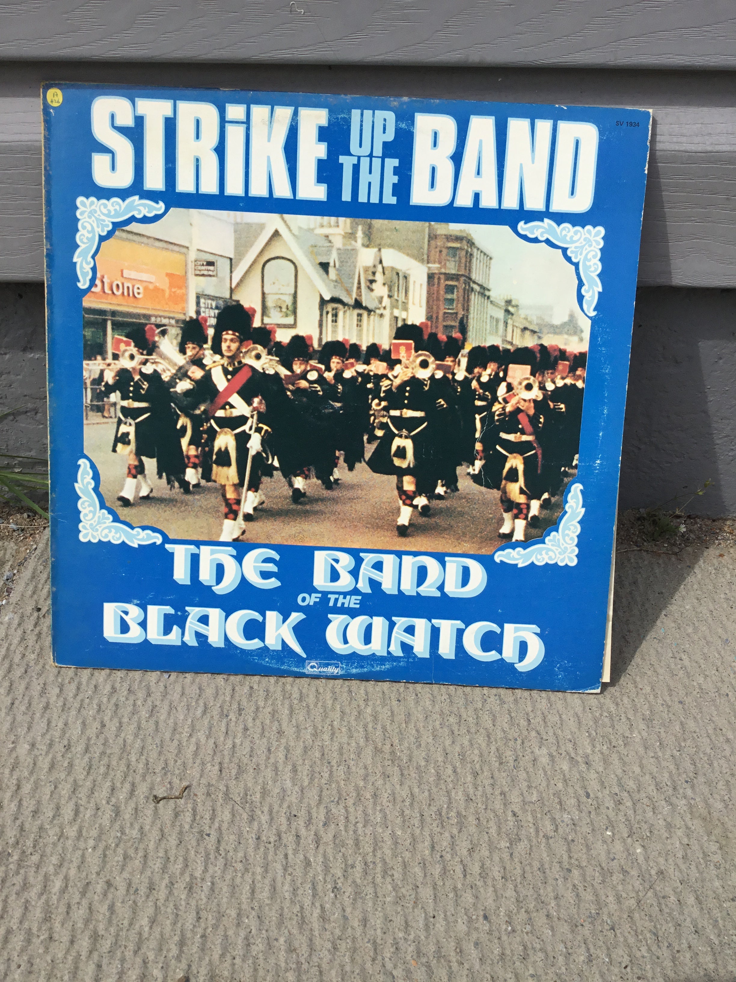 The Band Of The Black Watch: Strike Up The Band LP VG++ Canada Birchmo ...