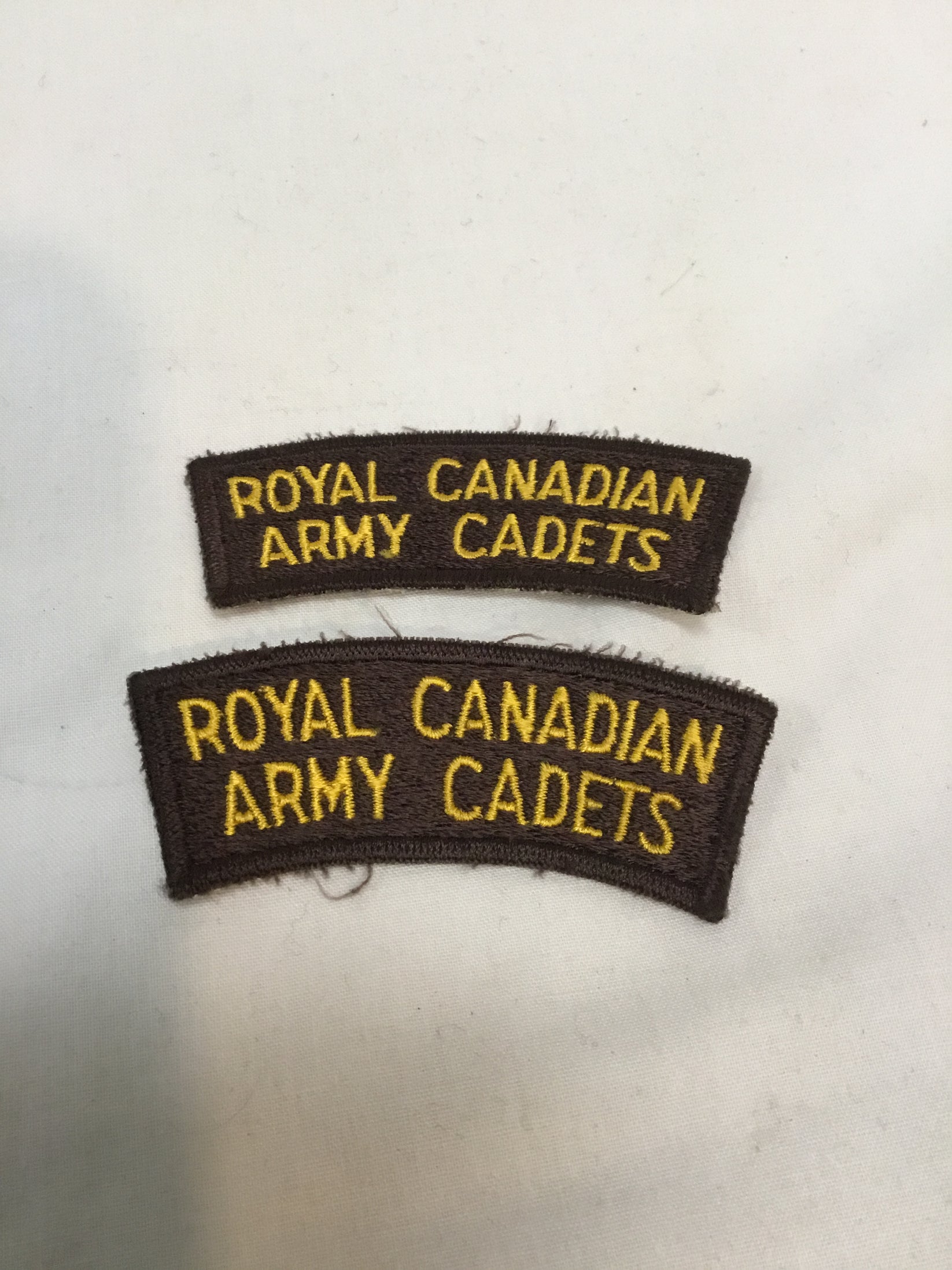 Pair of Royal Canadian Army Cadets Shoulder Flashes/patches – Roy's ...