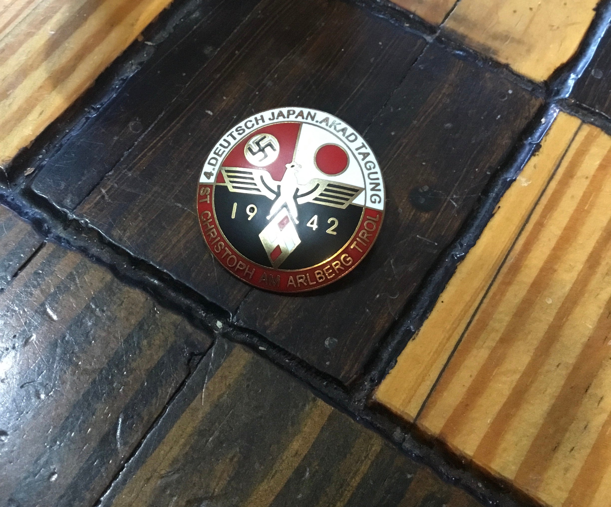 Reproduction WWII GERMAN JAPANESE HITLER YOUTH UNITY BADGE – Roy's Army ...